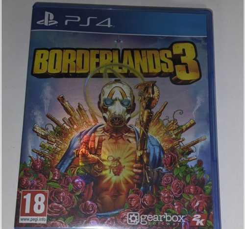 Диск на ps4 borderlands 3