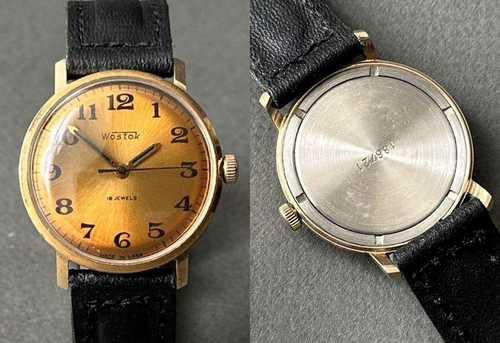 Восток Янтарный СССР - мужские наручные часы