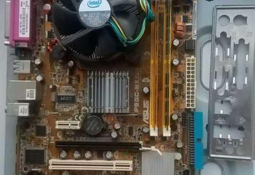 Asus p5gc, 2gb 1x1 ddr2, Pentium Dual-Core E2180