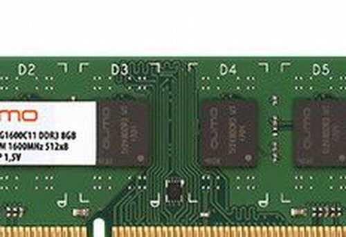 Оперативная память новая DDR3 8Gb, 1600MHz Qumo