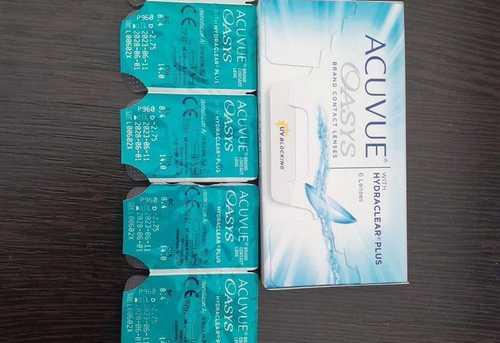 Линзы контактные acuvue oasys двухнедельные