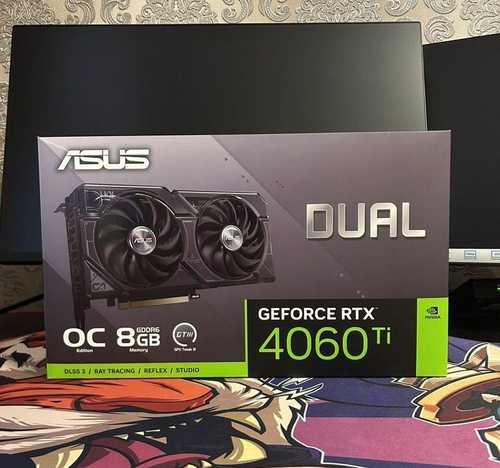 Видеокарта Asus rtx 4060ti dual 8gb OC