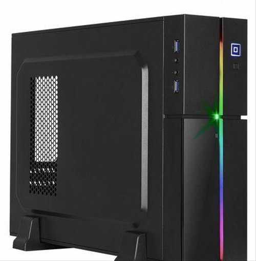 Корпус Aerocool Playa Slim, Slimtower, Black, USB