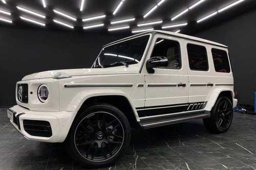 Обвес в стиле G63+наклейки Mercedes G-class 2018+