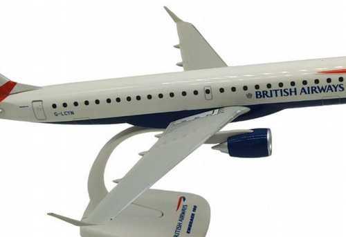 613460 Самолет E190 British Airways Cityflyer 1:20