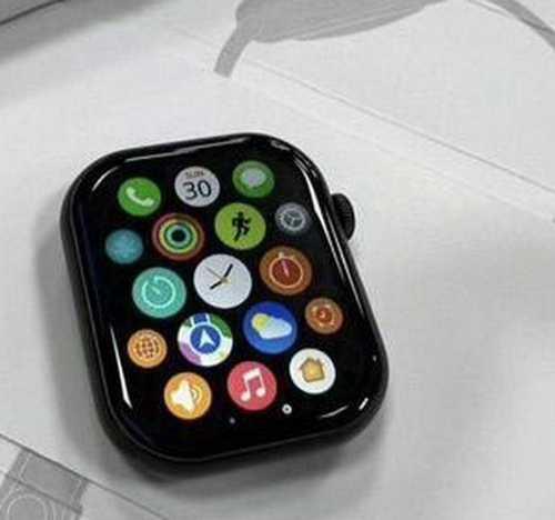 Часы apple watch 10 46mm с яблоком