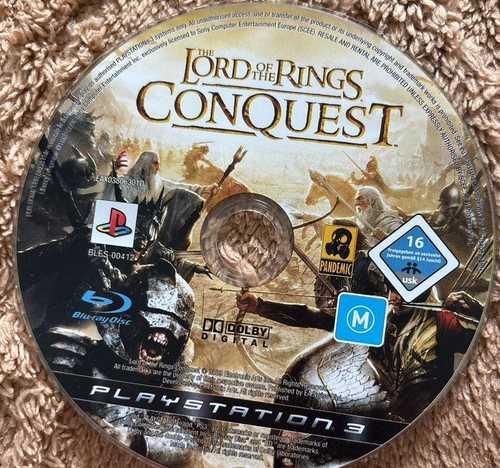 Игры ps3 lord of the rings conquest