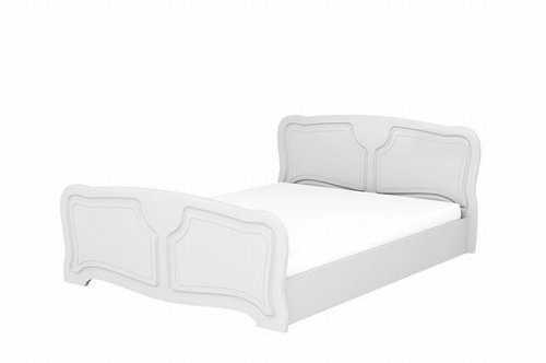Натали Кровать 1,4м (белый глянец, белый)