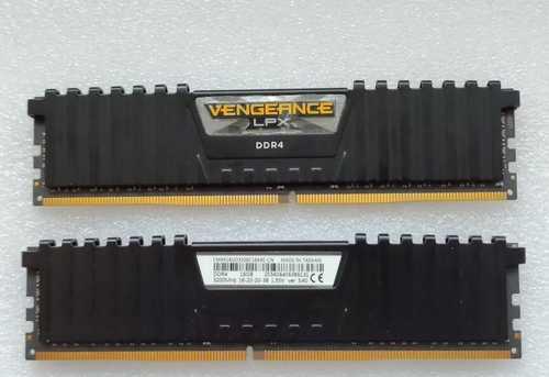 Оперативная память DDR4 3200 Corsair vengeance 2x1