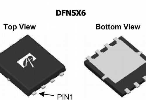Микросхема AON6704A N-Channel MOSFET 30V 85A DFN5
