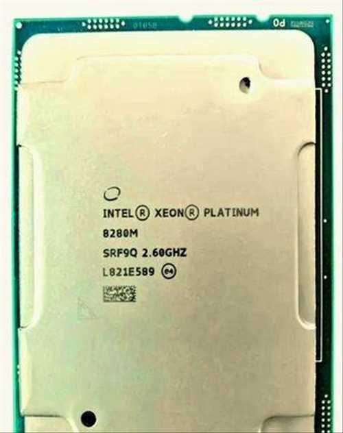 Xeon Platinum 8280 28 ядер 2.6-3.5Ghz 39mb 205w