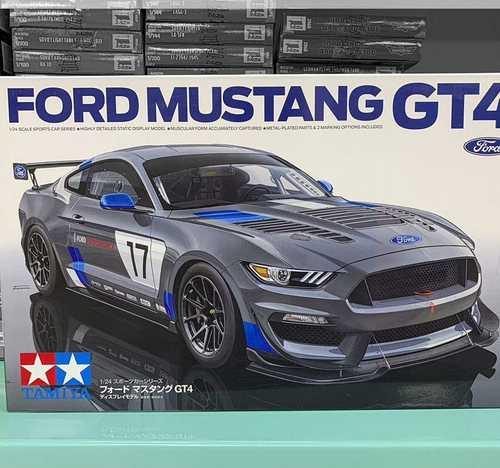 Ford Mustang GT4 сборная модель автомобиля 1/24