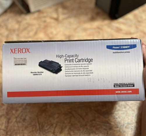 Картридж xerox phaser 3100