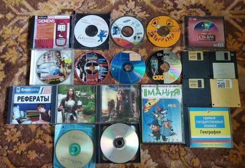 CD и DVD диски с программами