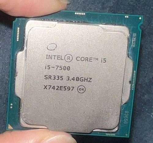 Процессор Intel core i5 7500 3.4ghz