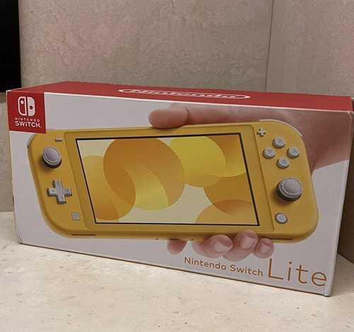 Новая прошитая Nintendo Switch Lite Yellow