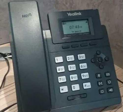 Телефон VoIP Yealink SIP-T30 черный