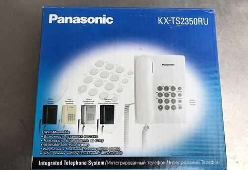 Телефон проводной KX-TS2350RUB черный
