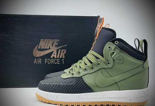 Кроссовки Nike Lunar Force 1 Duckboot зеленые