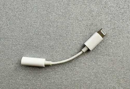 Переходник оригинал apple lightning на 3.5 jack