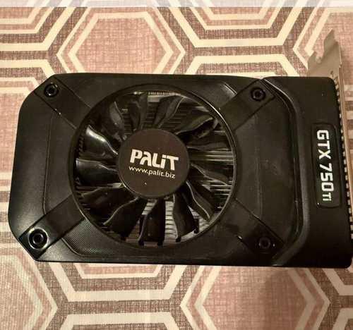 Видеокарта gtx 750ti 1gb palit