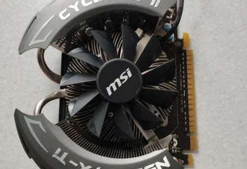 Видеокарта под восстановление MSI GeForce GTX 550