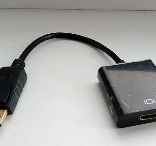 Переходник hdmi мама - display port папа 0.2м