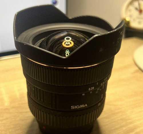 Объектив Sigma 12-24 мм для Сони Альфа