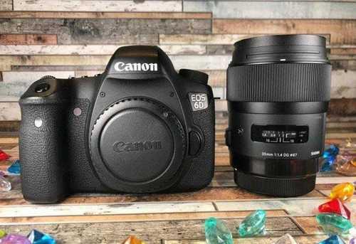 Canon EOS 6D kit Sigma AF 35mm f/1.4 DG нsм Art