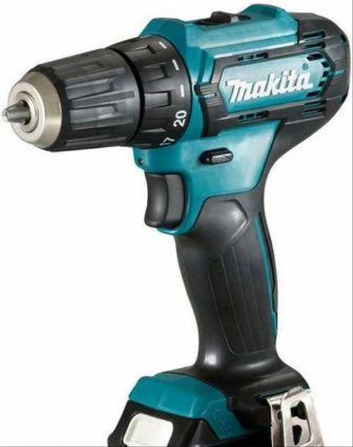 Новый Дрель-шуруповерт makita df333dwae, 2Ач, с