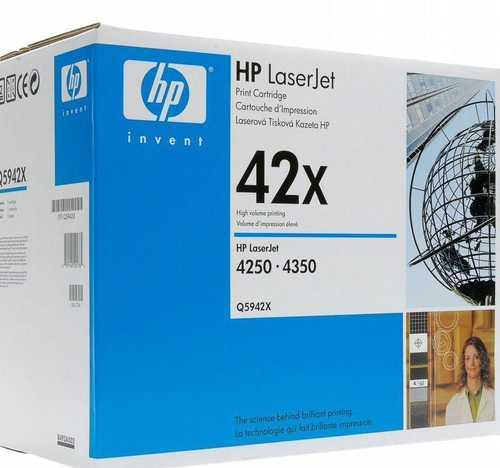 Картридж HP 42X (Q5942X) оригинал