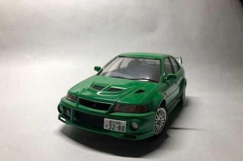 Модель Mitsubishi Lancer Evo 6 tamiya 1:24