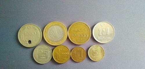 Турция,набор монет