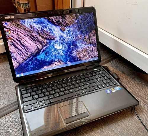 Ноутбук Asus 16 дюйм (nVidia Gt220m/250gb)