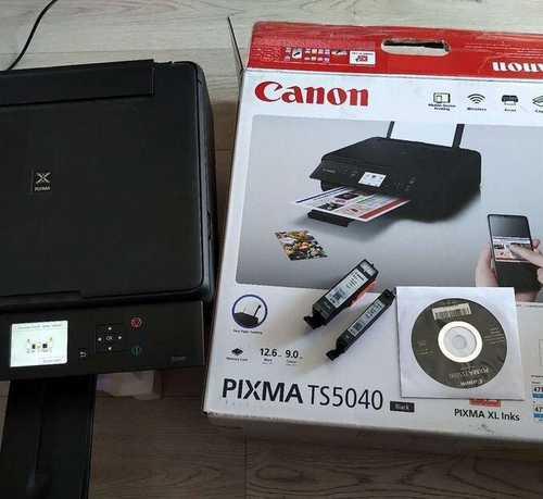 Canon pixma ts5040 3в1 принтер-сканер