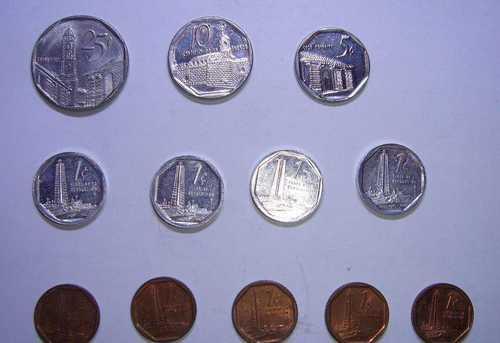 Монеты Кубы 12 штук