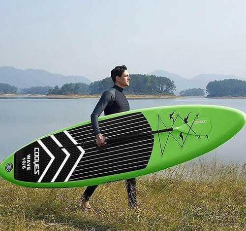 Cooyes Wave 10.6 Green Sup board Сап доска