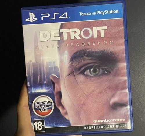 Игра Detroit стать человеком на playstation4 диск