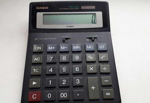 Большой настольный бухгалтерский калькулятор Casio
