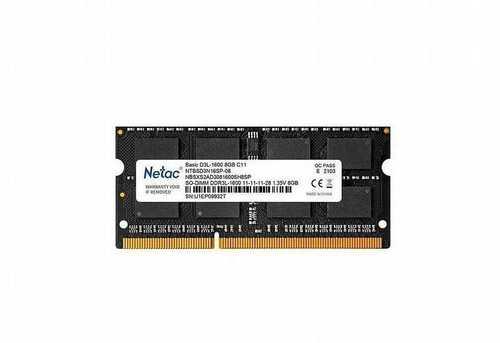 Память оперативная DDR4 SO-dimm 16Gb Netac 3200MHz