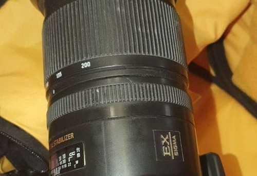 Sigma 70-200 2.8 со сатабом. Для Nikon