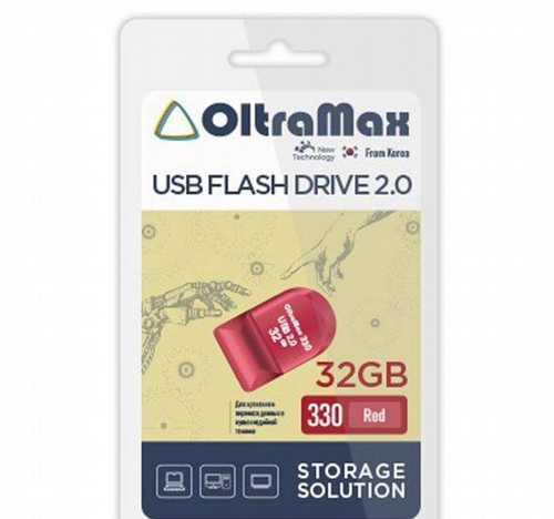 Флеш-накопитель 32Gb OltraMax 330, USB 2.0, пласти