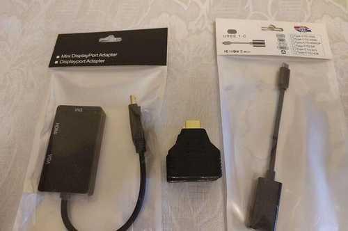 Кабеля/Переходники DisplayPort/Hdmi/DVI/VGA