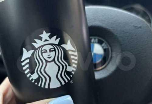 Новая Термокружка Starbucks чёрная Удобная шик