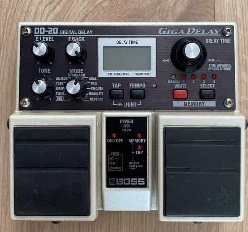 Дилей boss DD-20 giga delay