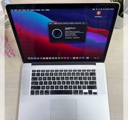 Macbook Pro 15 i7/8/256gb A1398 2013