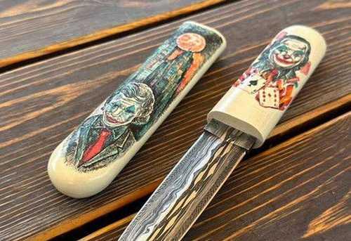 Авторский нож ручной работы “Джокер”