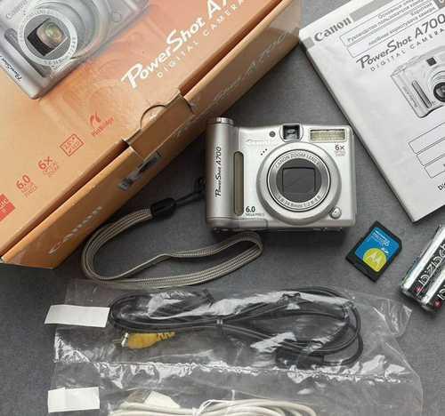 Canon powershot a700 box