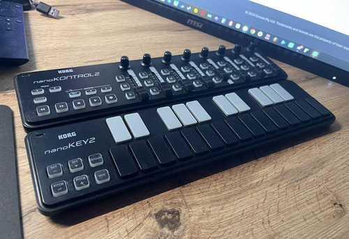 Korg nanokey2 и Korg nanokontrol 2