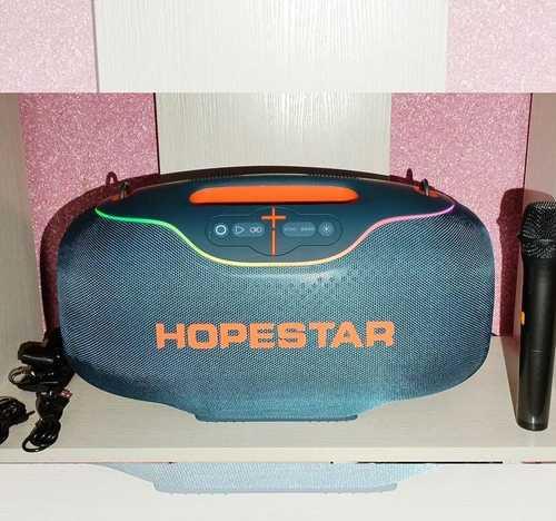 Колонка Hopestar A80 350W с микрофоном